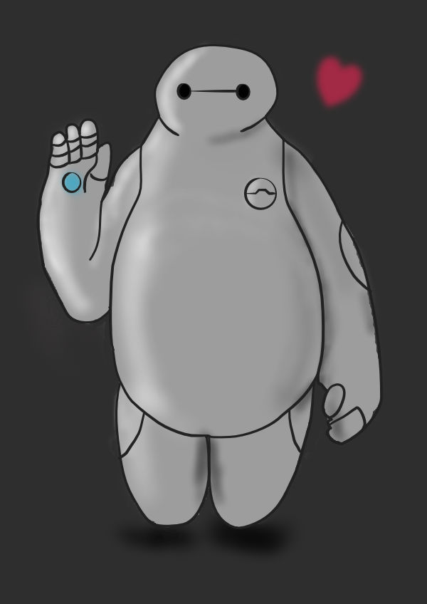 Quick shading technique doodle - BAYMAX - Share your work - Affinity ...